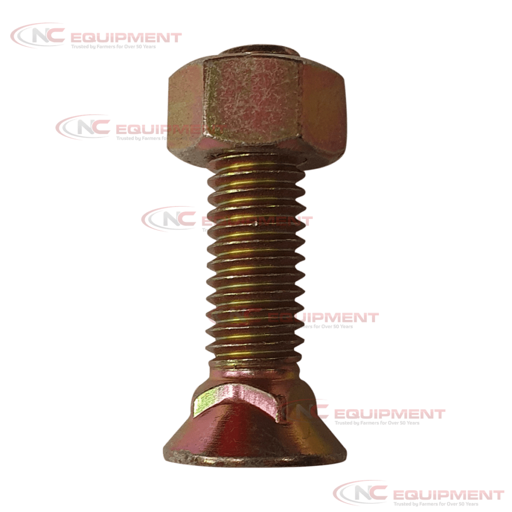 7/16 x 2 1/2" Plough Bolt/nut - NC Equipment